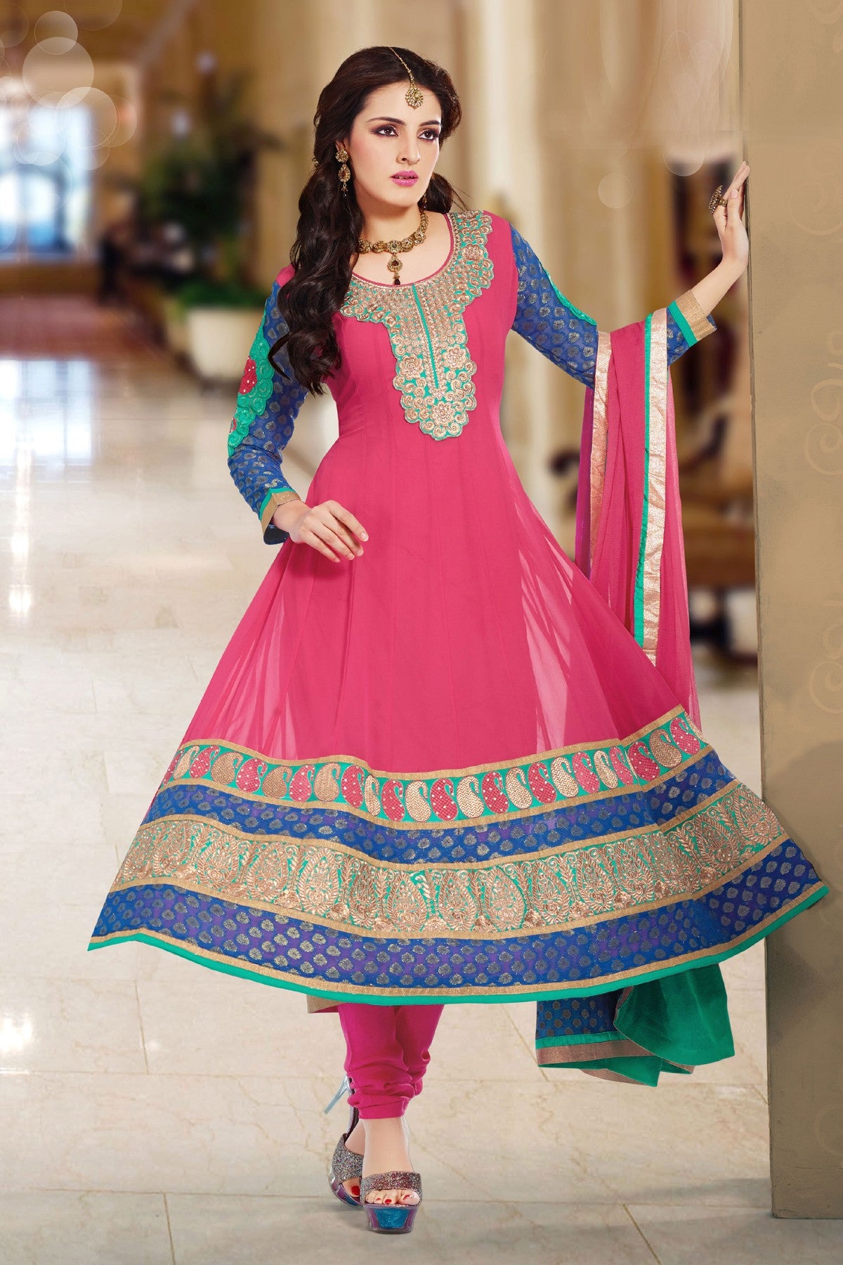 Anarkali Salwar Suit Designs For Girls